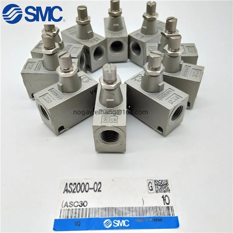 SMC วาล์วปีกผีเสื้อ AS2000-02 01 AS3000-03 AS4000-04 AS3500-F03 AS5000 ...