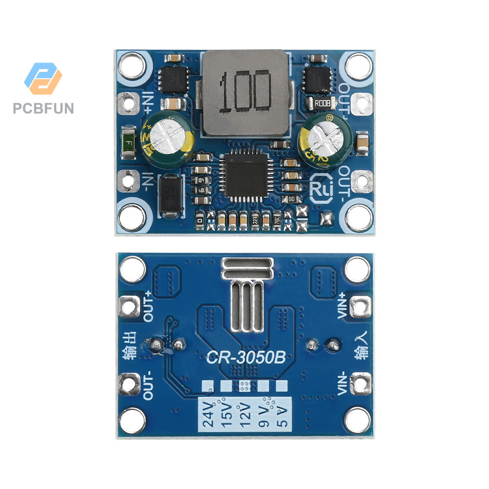 Pcbfun DC-DC Buck-Boost โมดูล 3.6-32V ถึง 5V9V12V5A เอาต์พุต Low Ripple การแปลงสูง Boost Buck ...