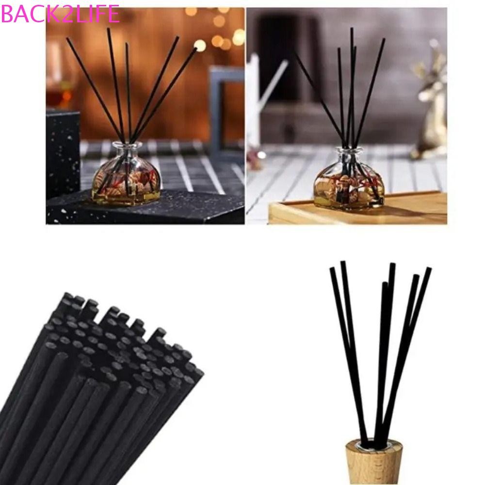 Back2life 100 ชิ้น Fiber Reed Diffuser Sticks, 3 มม.* 25 ซม.แบบพกพา ...