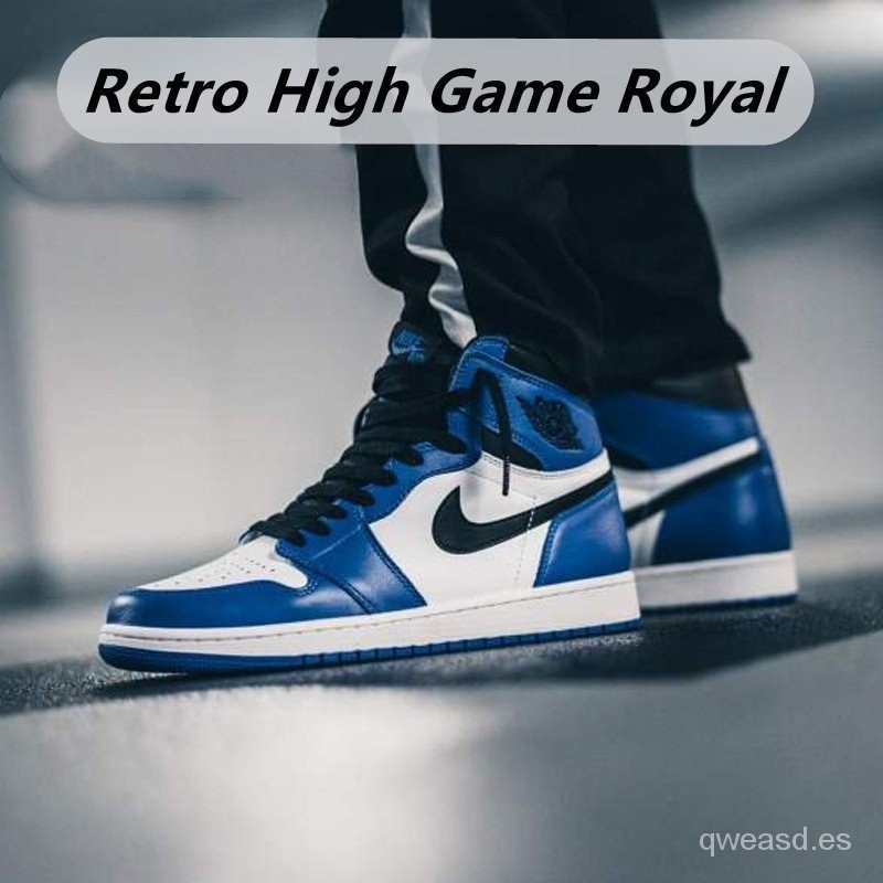 Td7f 108สี ni. CKE Air 1 Retro high Game Royal TOP BOARD รองเท้า ...