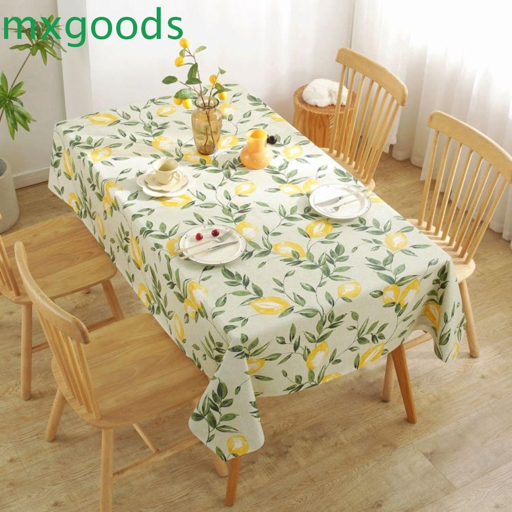 Mxgoods ผ้าปูโต๊ะกันน้ํา,กันน้ํามันโต๊ะสไตล์พระ,พีวีซีนุ่มลายมะนาวหนาตกแต่งโต๊ะตกแต่งโต๊ะตกแต่ง ...