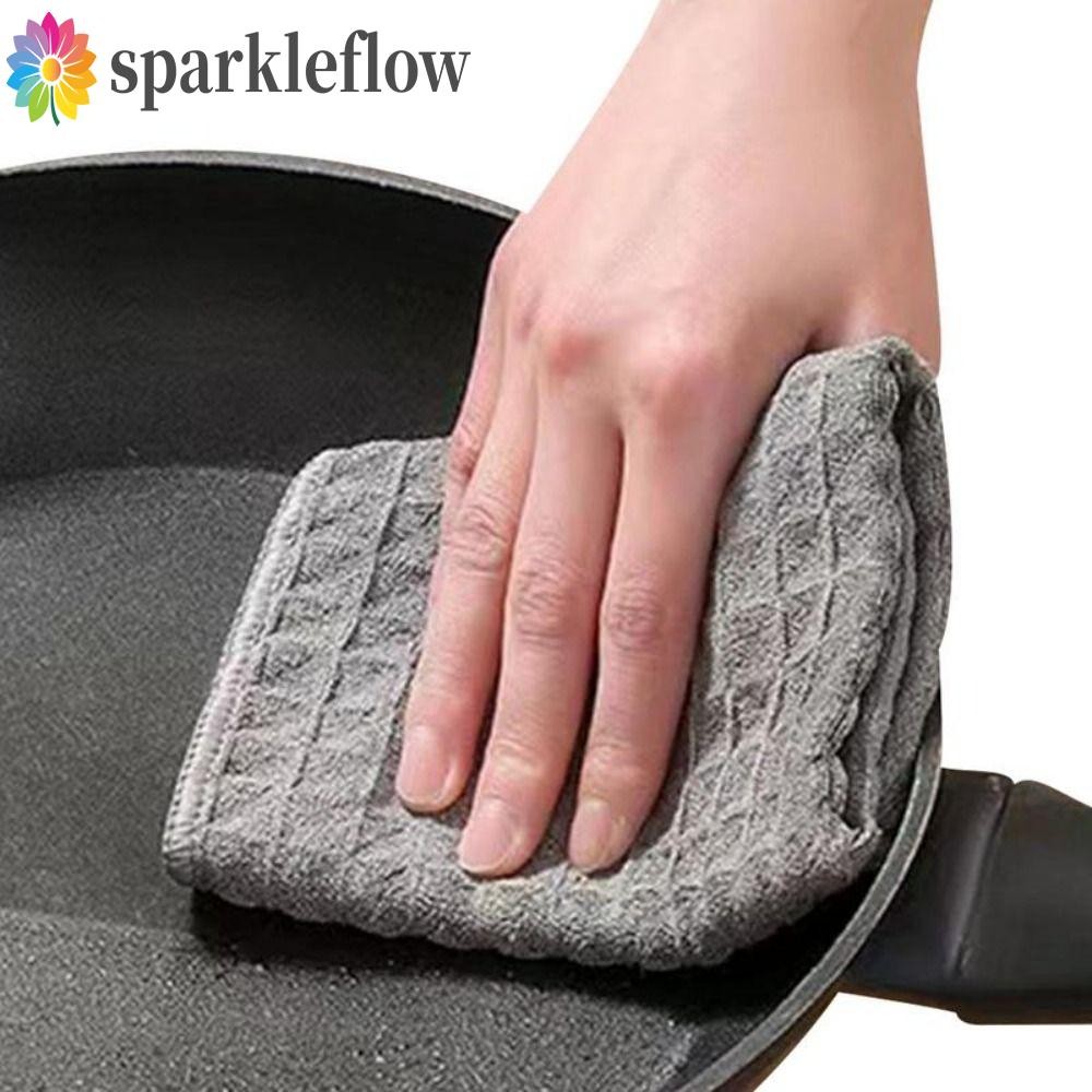 กาแฟ SPARKLEFLOW|ผ้าขนหนูทําความสะอาด, Druable Absorbing Water Waffle สานจานผ้า, ผ้าขนหนู ...