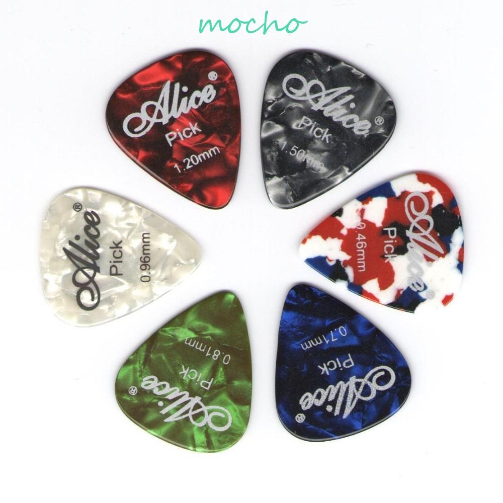 Mocho 5 ชิ้นสีหยิบCelluloid, สีสุ่ม Celluloid Guitar Pick คละสี ...