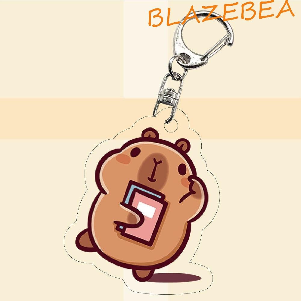 Blazebea Capybara พวงกุญแจอะคริลิค, Capybara อะคริลิค Capibara กระเป๋าแขวน, Jewlery Charm น่ารัก ...