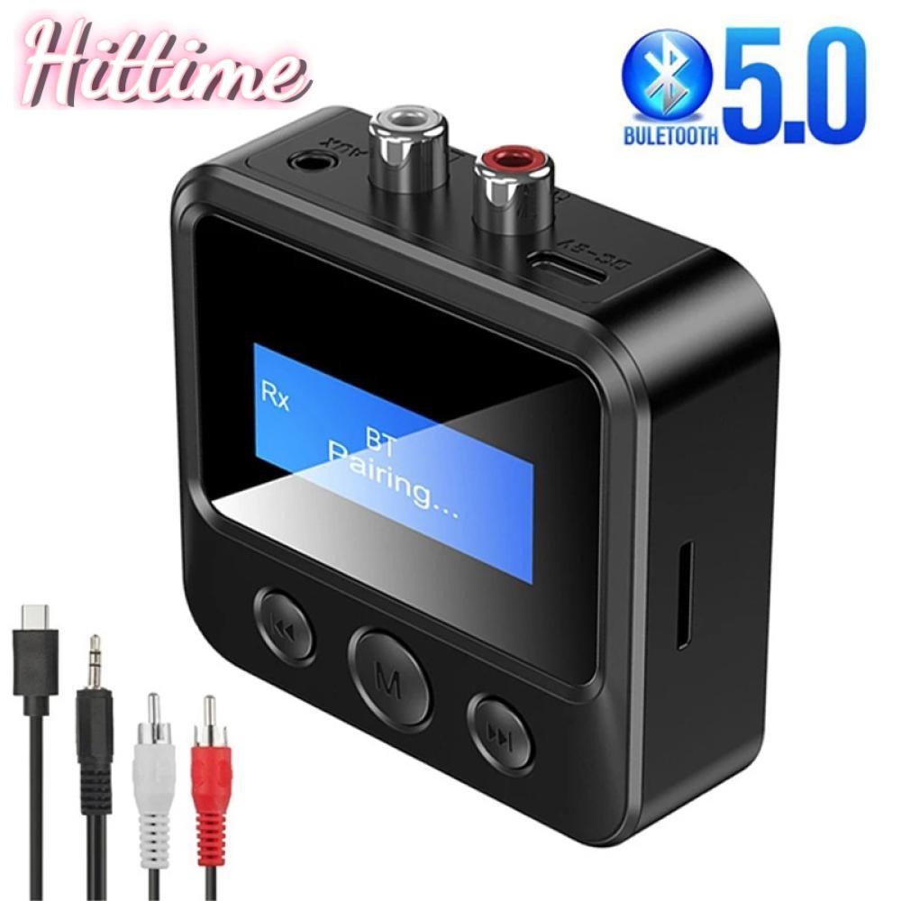 Hittime บลูทูธ 5.0 เครื่องส่งสัญญาณ EDR อะแดปเตอร์ไร้สาย USB Dongle 3.5 มม.AUX RCA Home สเตอริโอ ...