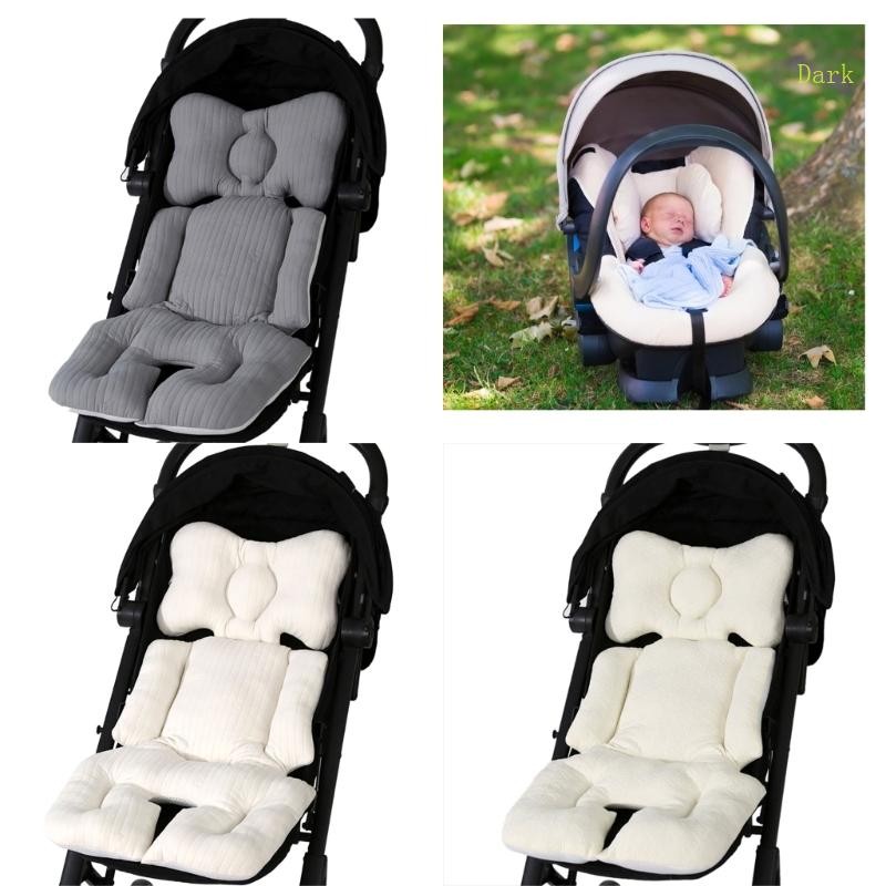 Dark Soft Supportive Pad รถเข็นเด็กที่นั่ง Liner ที่ถอดออกได้รถเข็น Pad ...