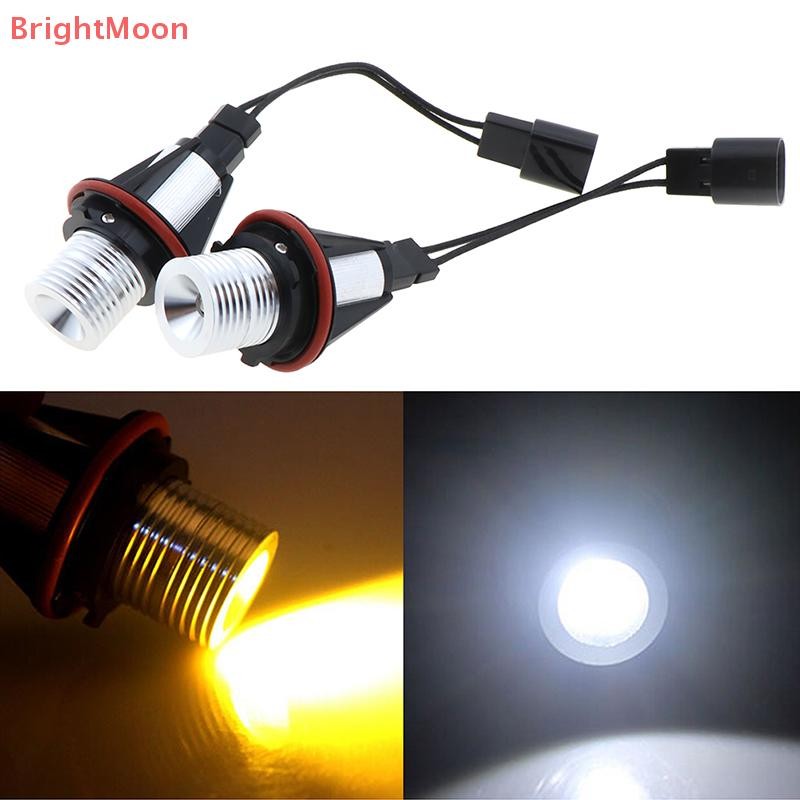 Brightmoon 1 PC E39 E60 E87 X5 LED Angel Eye แหวน Marker ด้านข้างสีขาว ...