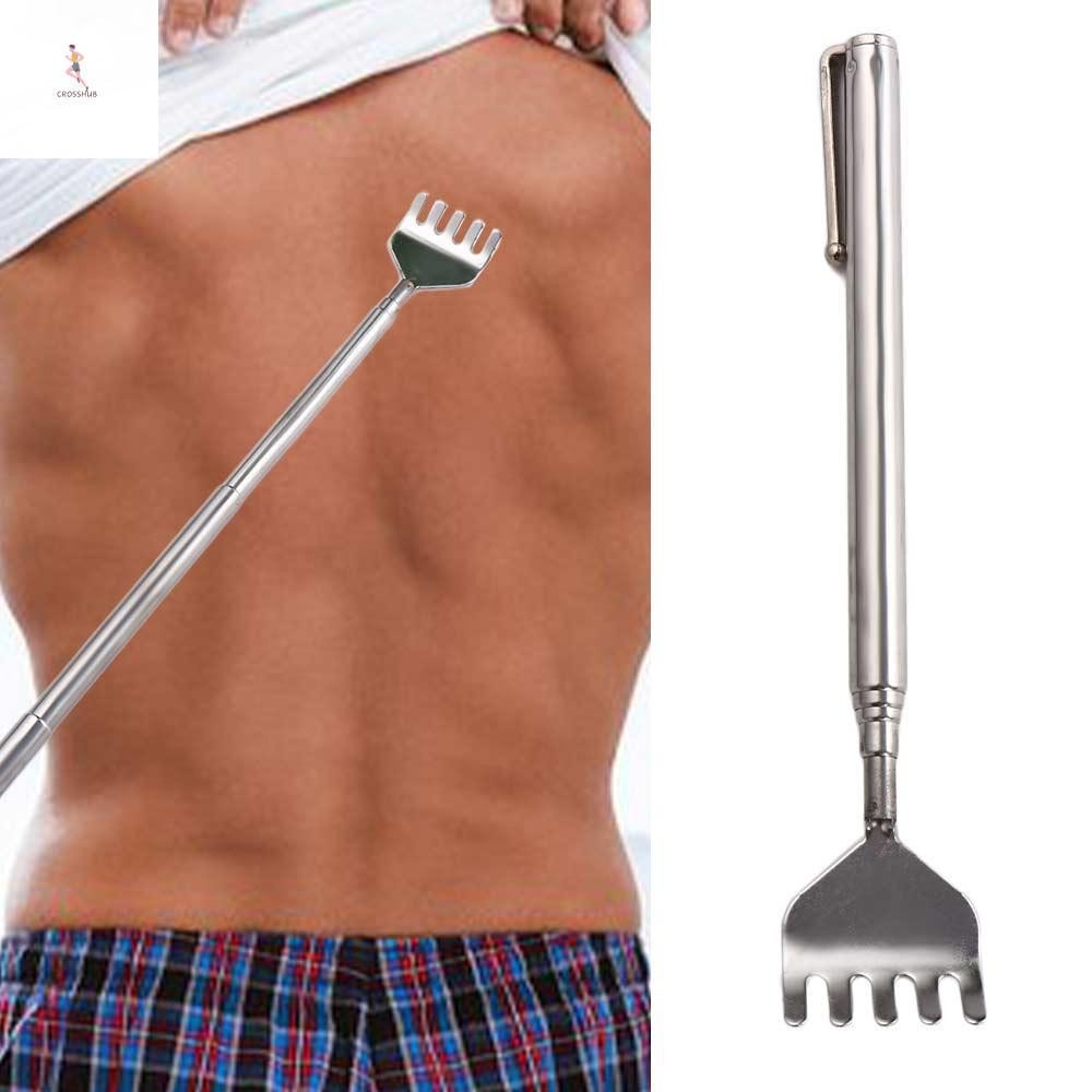 Cross Back Scratcher Telescopic สะดวก Health Care เครื่องมือนวดกลับนวด ...