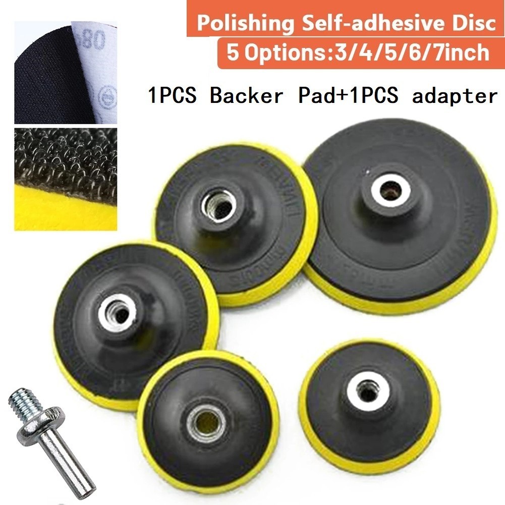เครื่องมือขัดเงา Buffing Plate Backing Pad Holder Disc สําหรับ M14 ชุด ...
