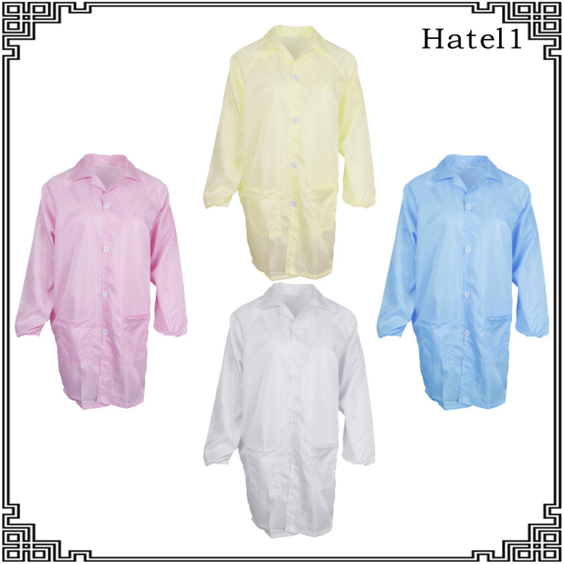 [Hatel] เสื้อผ้าผู้หญิงเสื้อกาวน์แล็บป้องกันไฟฟ้าสถิตระดับพรีเมียม ...