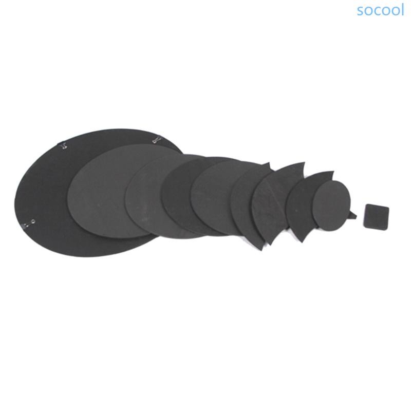 Soc * กลอง Mute Pads Mute Silencers Drumming ยางโฟม Practice Pad กลอง ...