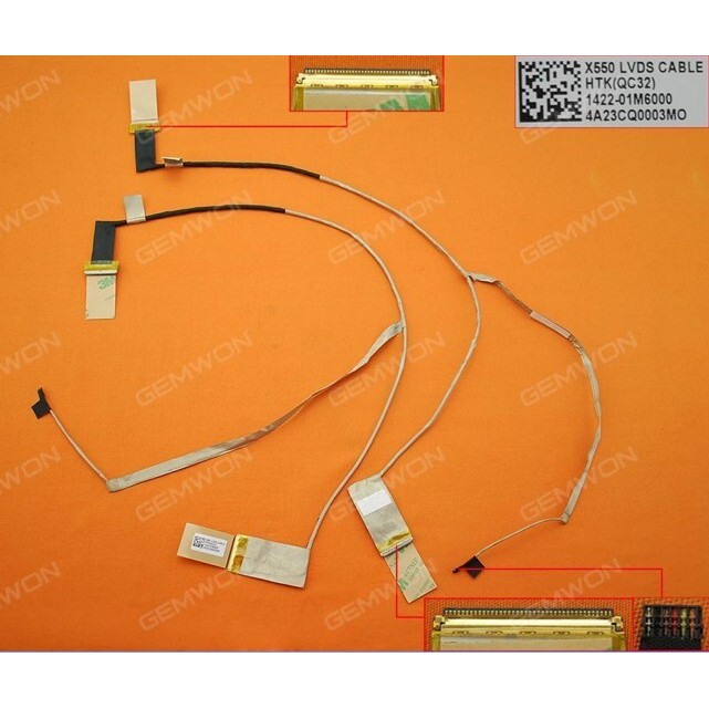 Asus F550C F550V สายหน้าจอ F552V F552C F552L สายหน้าจอจอแสดงผลสายหน้าจอ ...