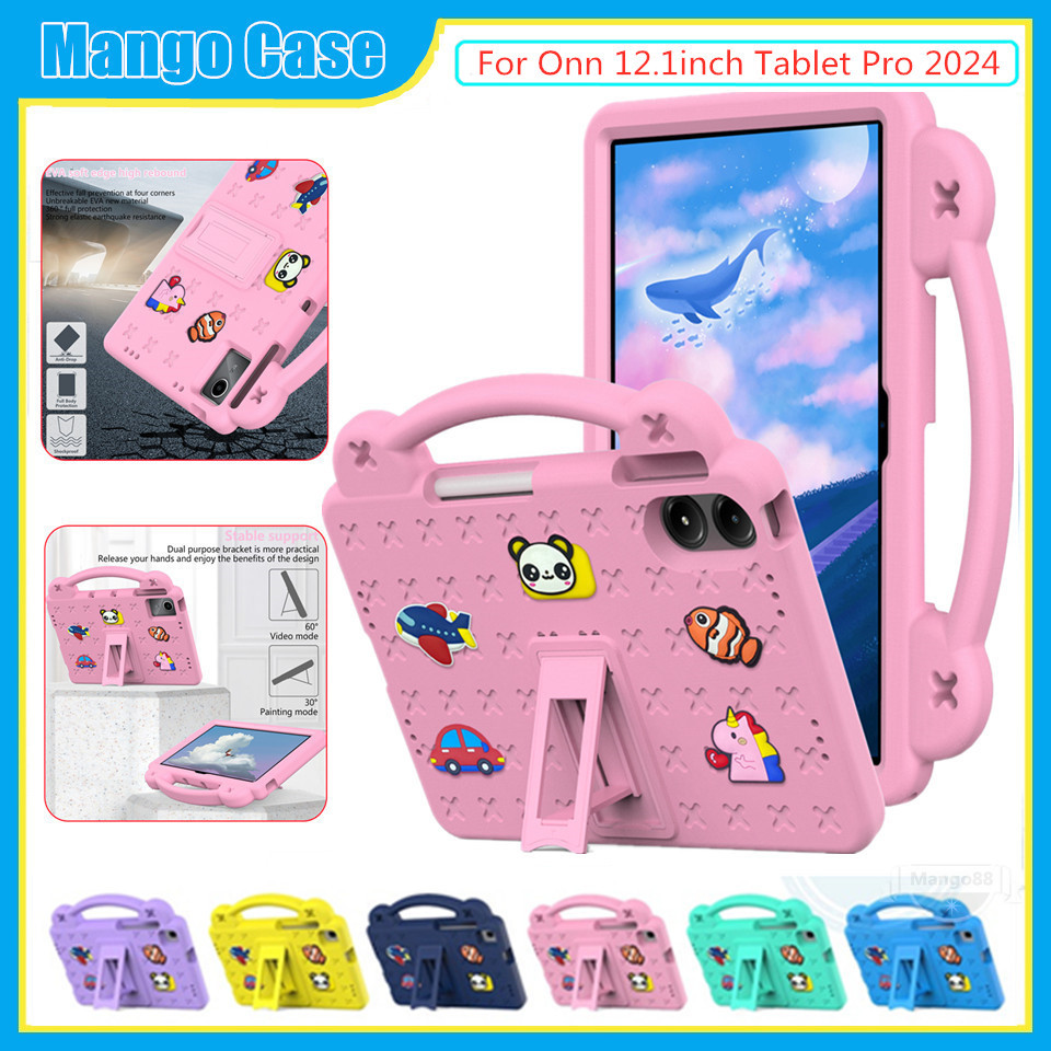 เคสสําหรับ Onn 12.1inch Tablet Pro 2024 100146663 Kids EVA Stand เคสกัน ...