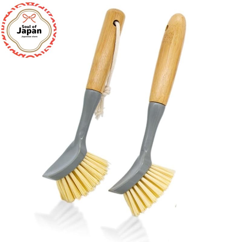 Thujopsis Kitchen Brush Palm Brush, Chinese Pot Scrub, Frying Pan Brush ...