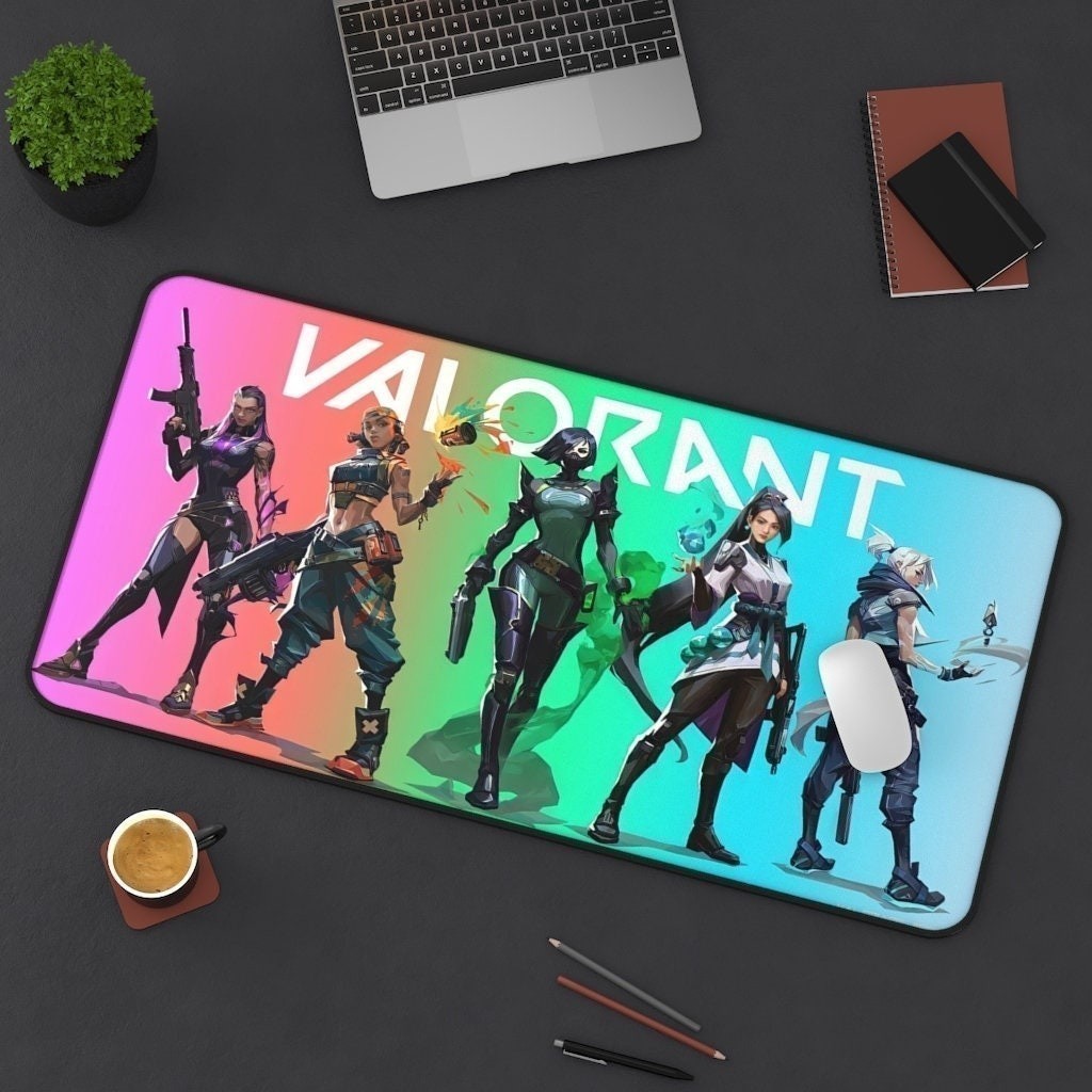 เมาส์ Desk Valorant pad Mat | แผ่นรองเมาส์ Raze | Shopee Thailand