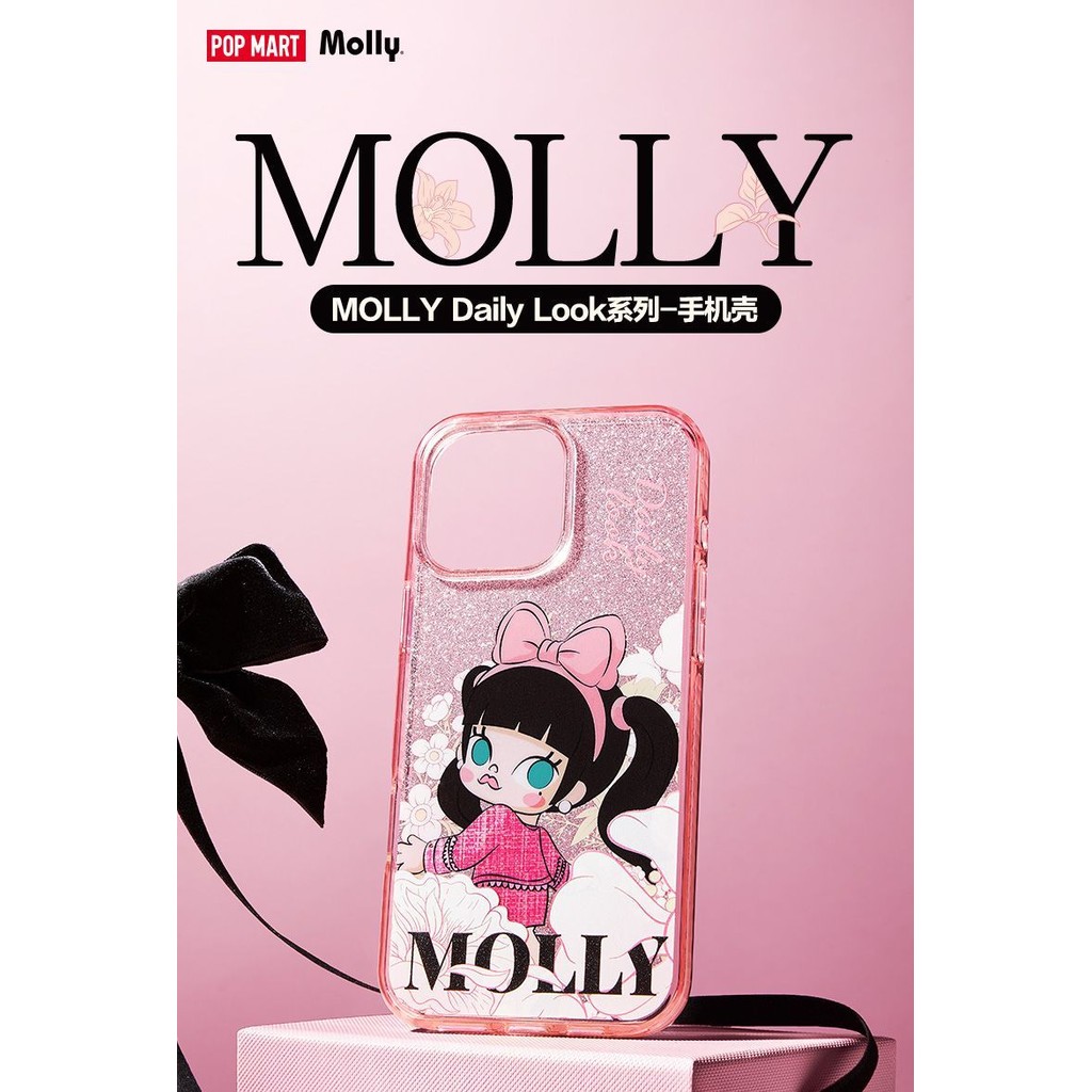 [สต๊อกพร้อม] POPMART MOLLY Daily Look Series Phone Case iPhone 15/16 ...