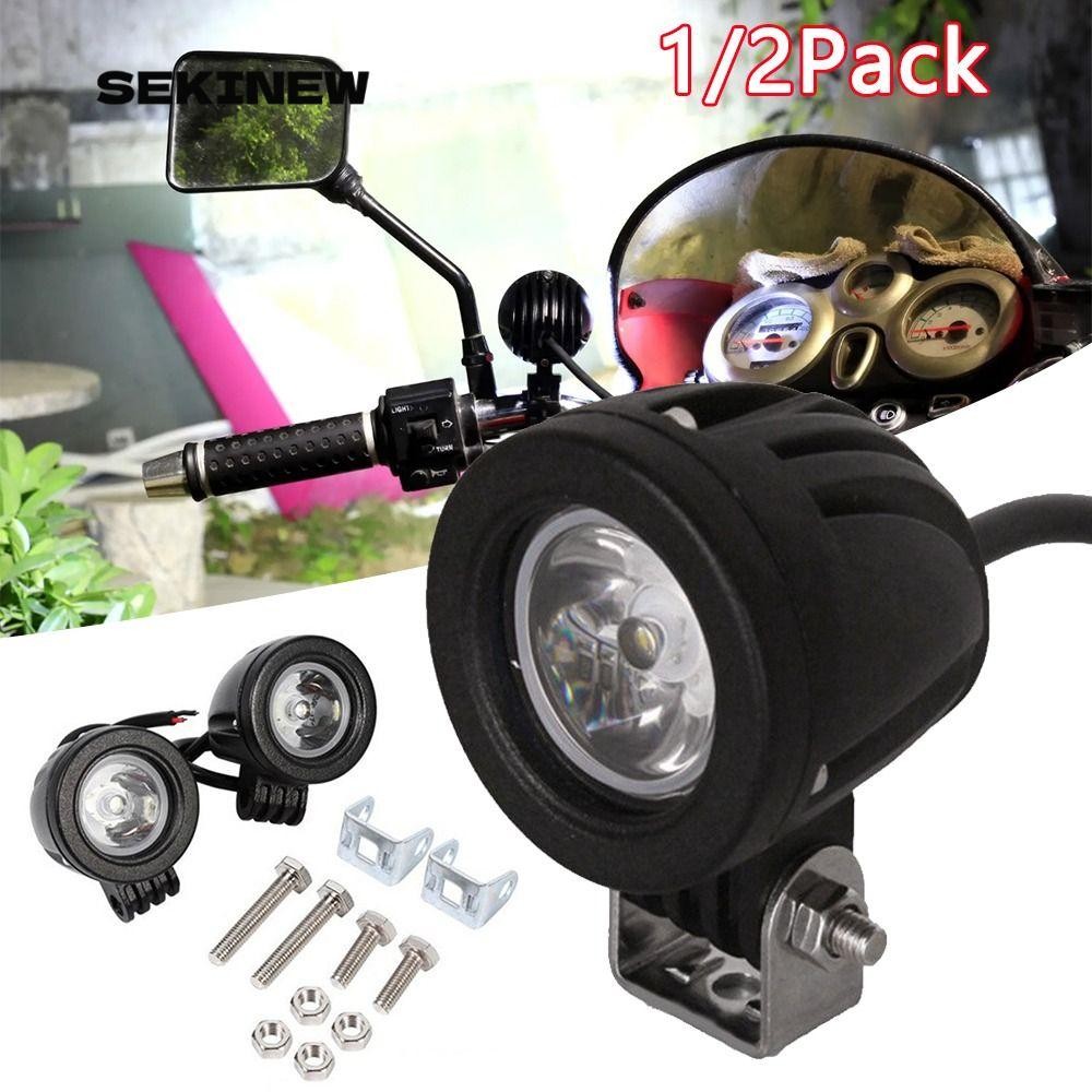 Sekinew 1/2Pack ไฟ LED ทํางาน 10W LED รถจักรยานยนต์ Offroad รถบรรทุก SUV ไฟหน้ารถดัดแปลงน้ําท่วม ...