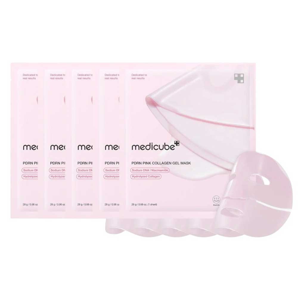 Medicube PDRN Pink Collagen Jelly Gel Mask, Overnight Face Mask 4pcs ...