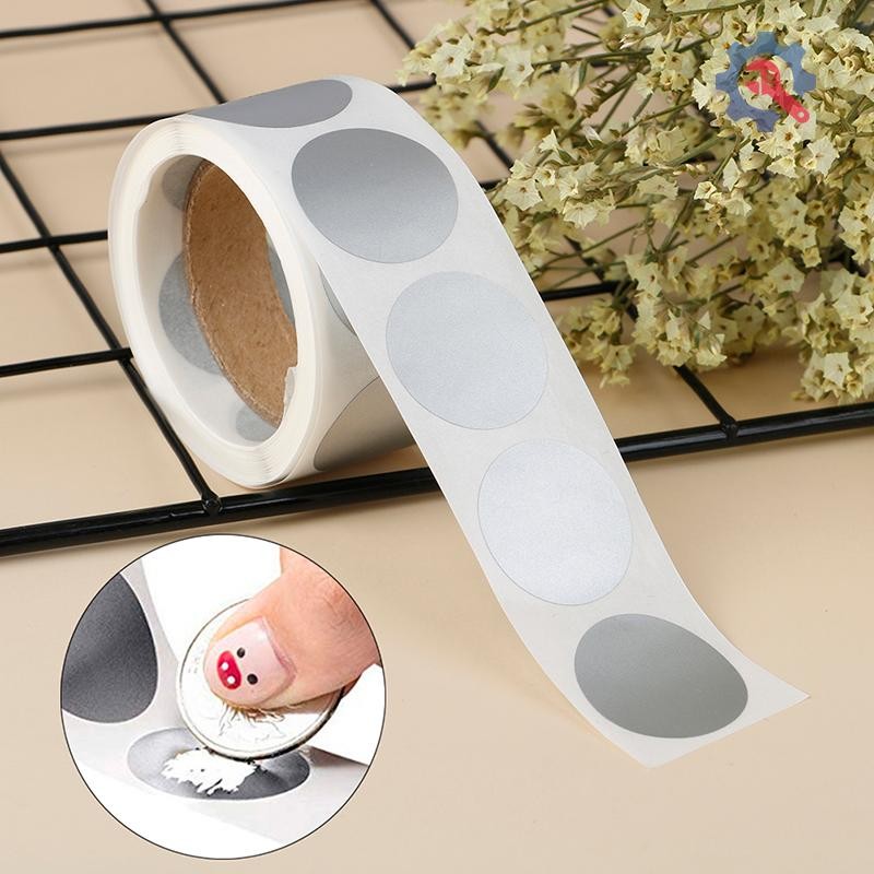 [GEX] 300 ชิ้นรอบเงินรอยขีดข่วนสติกเกอร์ปิด 1 นิ้ว Scratc Off Labels สติกเกอร์ [TH] | Shopee ...