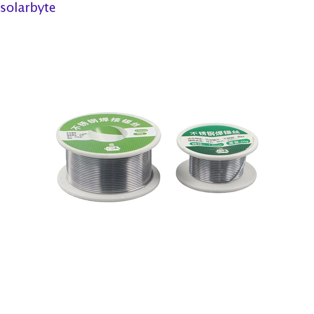 ลวดบัดกรี SOLARBYTE, ไม่มีลวดเชื่อมไฟแช็กแก๊ส, 20g/50g อลูมิเนียมนิกเกิลสแตนเลสอุณหภูมิต่ํา ...