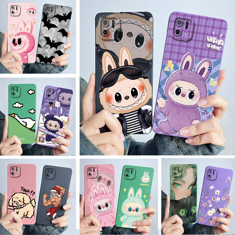 ออกแบบใหม่สําหรับ OPPO A16K A16e CPH2421 CPH2349 การ์ตูนน่ารัก Labubu ...