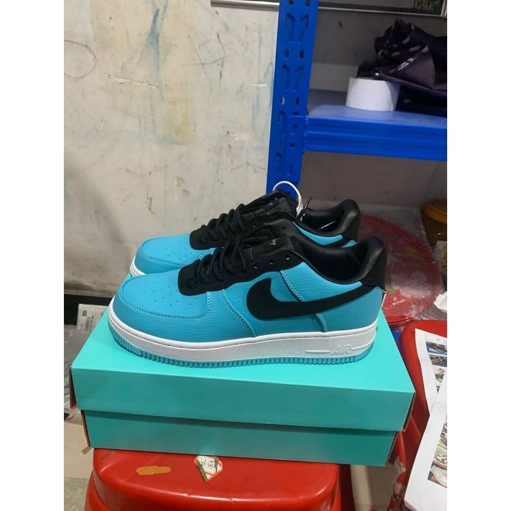 2023 NK AIR FORCE 1 Low Tiffany Co. 1837 DZ1382-002 mtgx รองเท้าผ้าใบ ...