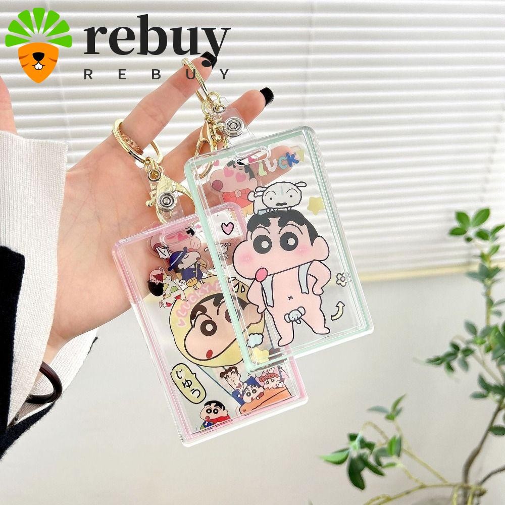 Rebuy Crayon Shin-chan Bus Card Holder, พวงกุญแจจี้ป้องกันกรณี ...