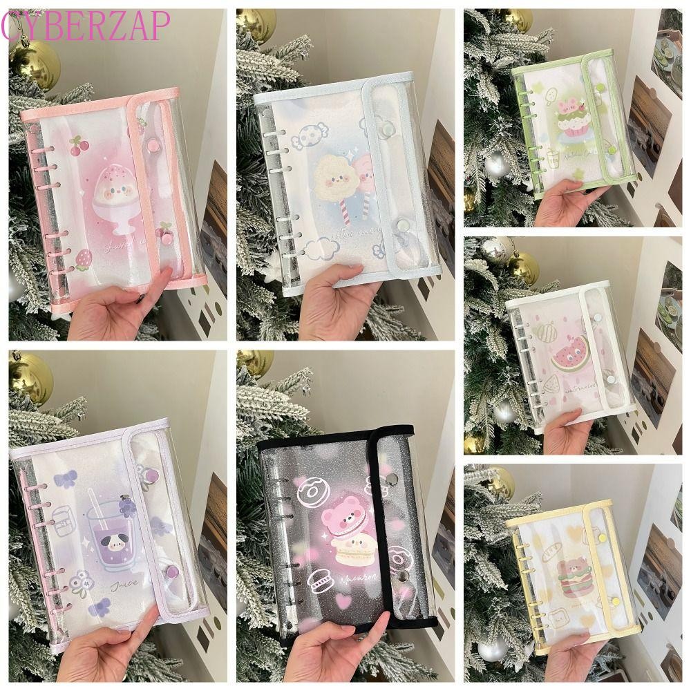 Cyberzap A6 Binder Photocard Holder, PVC Journal Notebook Photocards สมุดภาพ, Idol Photo Album ...