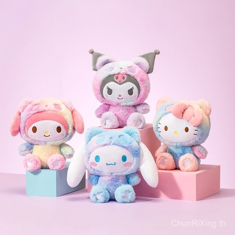 Miniso ผลิตภัณฑ์ยอดเยี่ยม Sanrio Symphony ชุดหมีแพนด้าข้ามเพศตุ๊กตาหมอน ...
