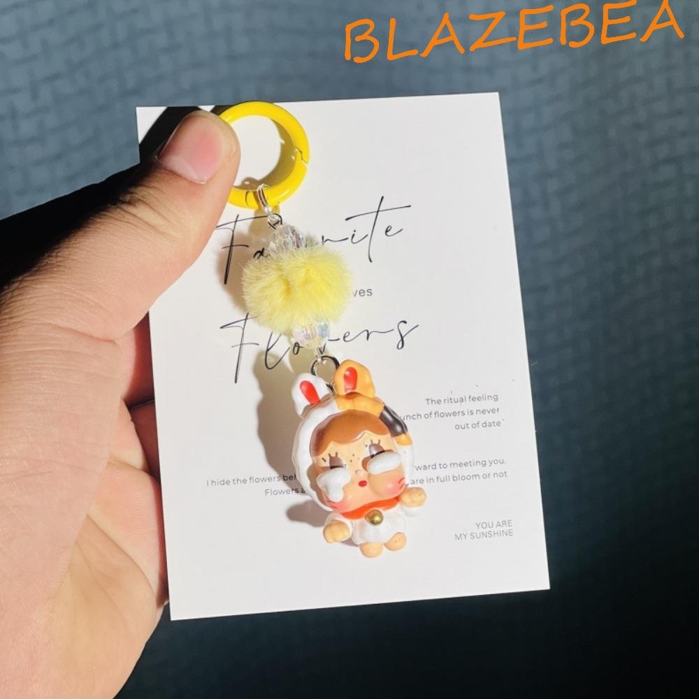 Blazebea Flocking Crybaby พวงกุญแจ, ซิลิกาเจลตุ๊กตาชุดตุ๊กตาพวงกุญแจ, 3D Cross Dressing Handmade ...