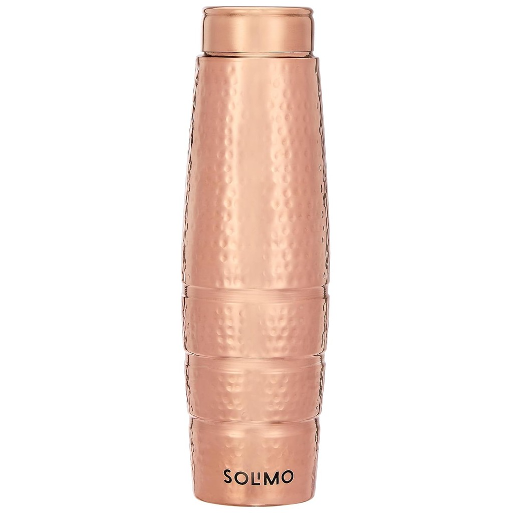 Solimo Copper Bottle 950 ml ขวดน้ำทองแดง กระติกน้ำทองแดง ขวดทองแดง ...