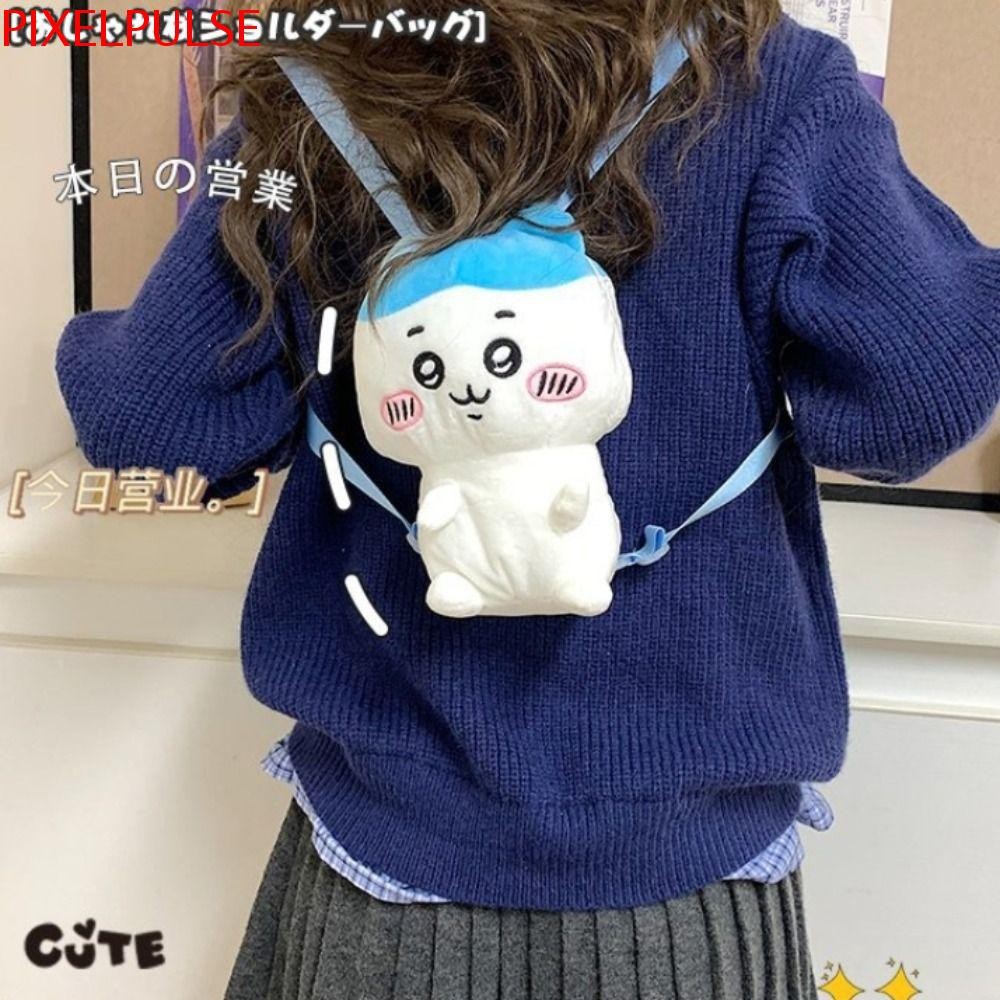 Pixelpulse Chiikawa Plush Backpack, Usagi Hachiware Chiikawa Plush ...