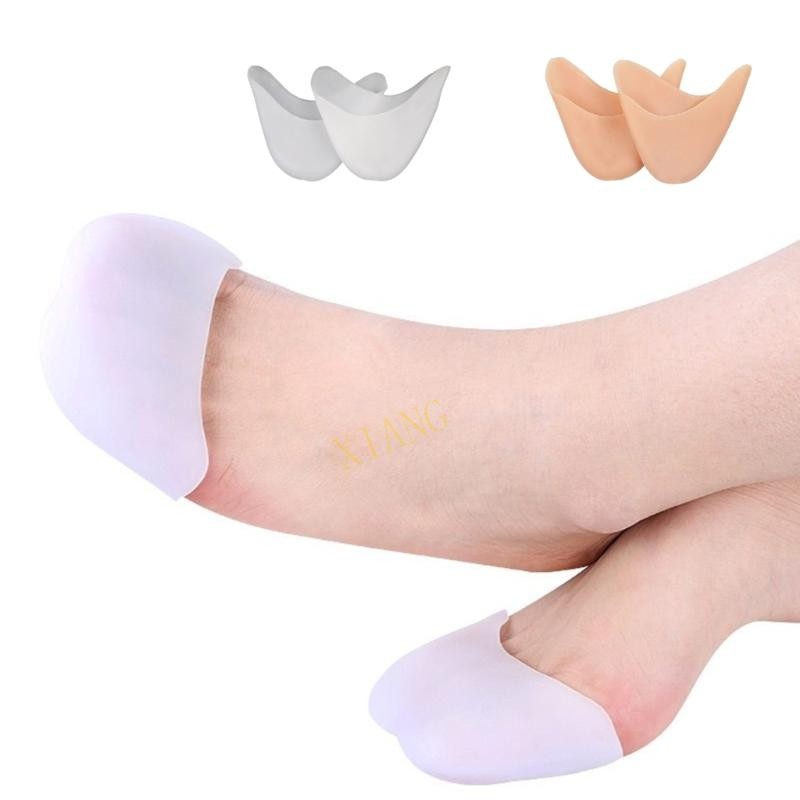 Ballet Toe Caps กันกระแทกToe Covers แบบมีรู จากซิลิกอนนุ่ม สำหรับ ...