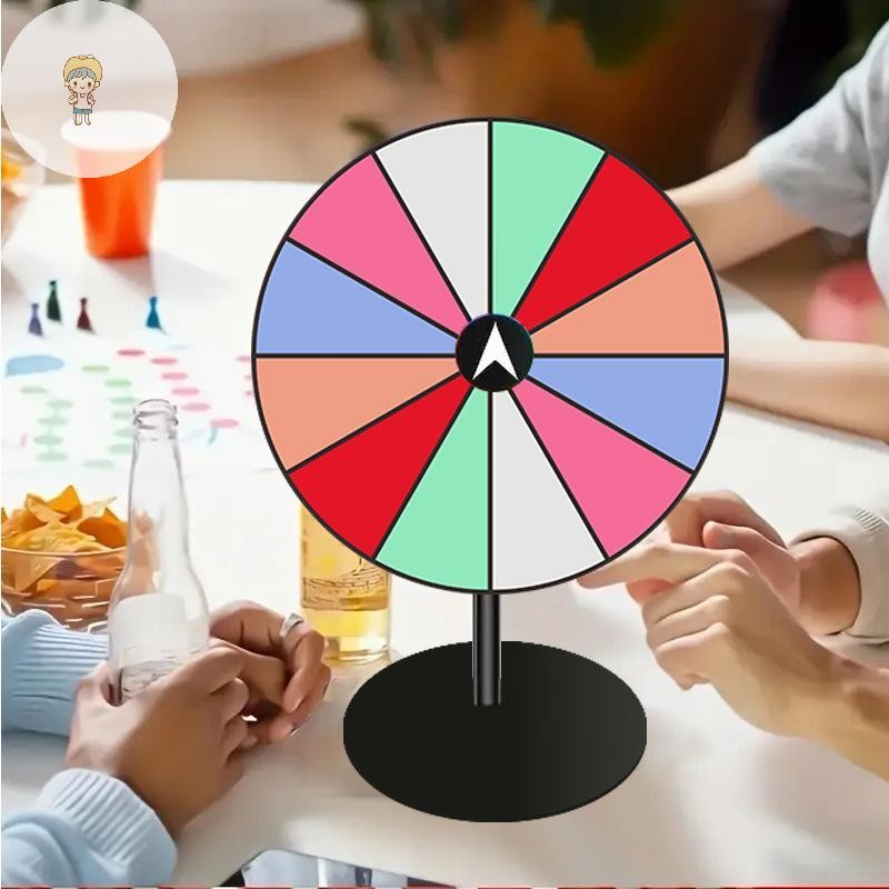 ARS 1 ชิ้นสีอะคริลิค Rooutlet ล้อโต๊ะรางวัลล้อแห้งลบ Spin Wheel Spinner ...