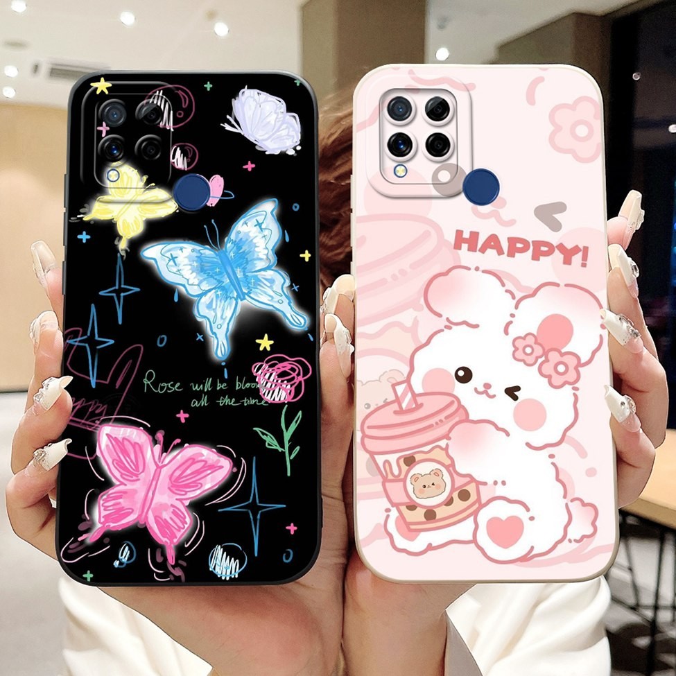 สําหรับrealme Narzo 20 RMX2193 กรณีNarzo30A RMX3171 กันกระแทกแมวน่ารัก ...