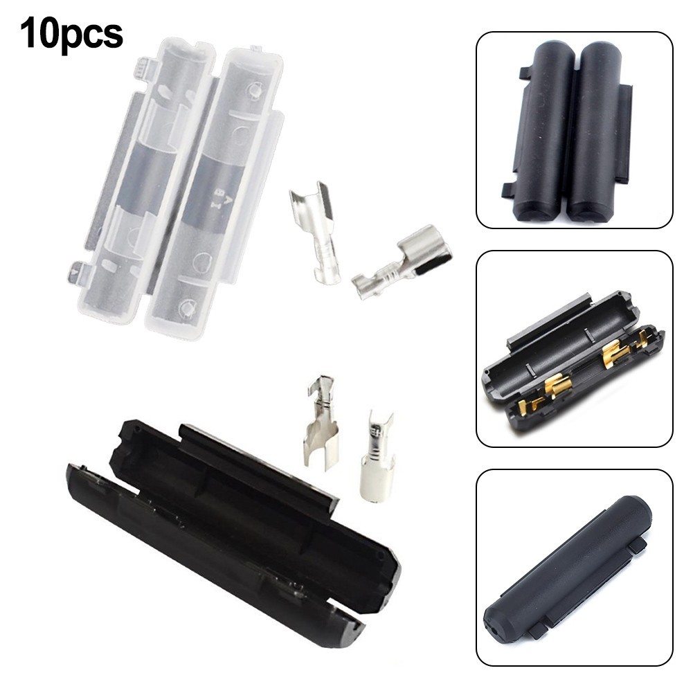 10 PC ในสาย 6x30 มม.ฟิวส์ผู้ถือ Crimp ถั่วลิสง Flip Shell Push Fit ...