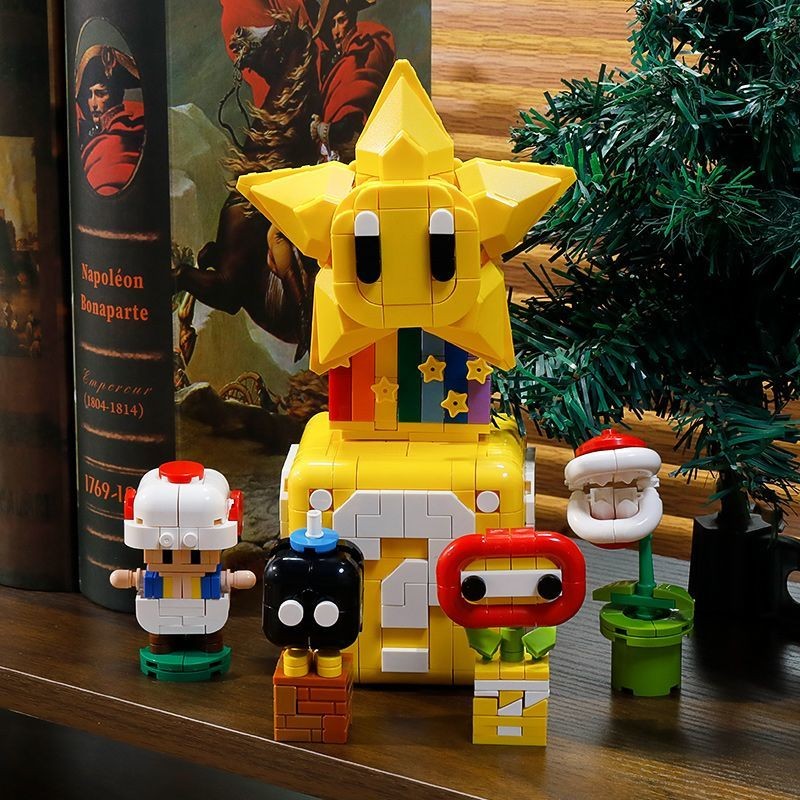 ใหม่ Super Mario Building Blocks Series กล่องเครื่องหมายคำถาม Bomberman ...