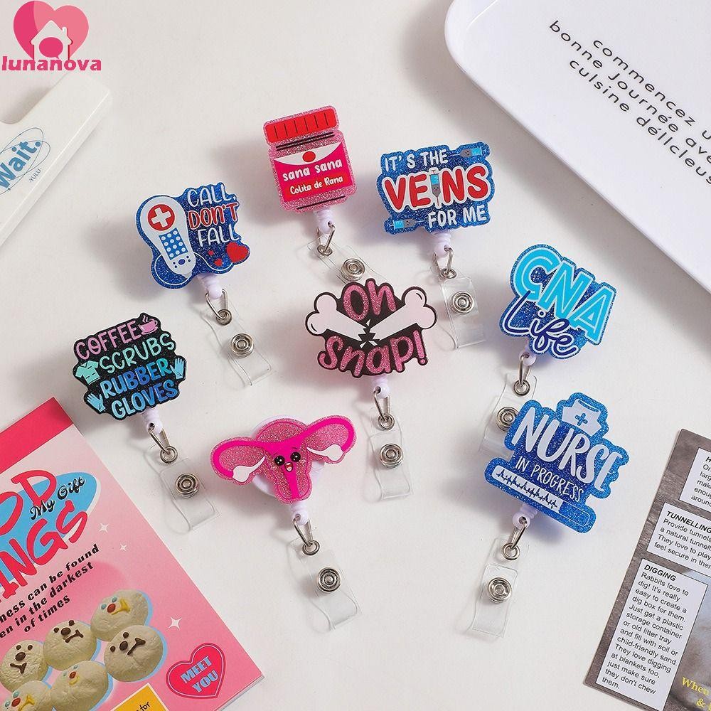 Lunanova Easy To Pull Buckle, 360 หมุน Simplicity Retractable Badge ...