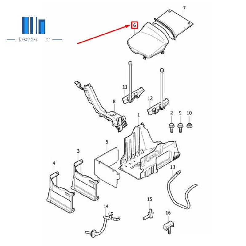 กล่องแบตเตอรี่รถยนต์ ฝาหน้า 31353766 สําหรับ S60 S80 V70 XC60 XC70 2008 ...