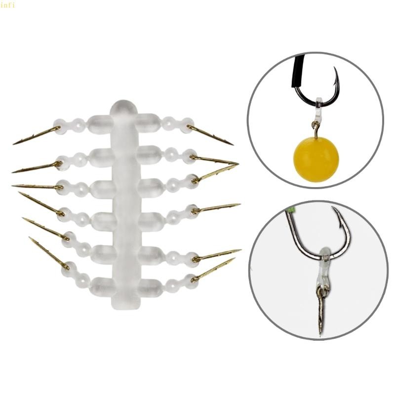 Infi 12 ชิ้น โลหะปลาคาร์พ เหยื่อ spikes และข้าวโพด สำหรับ rig อุปกรณ์ตก ...