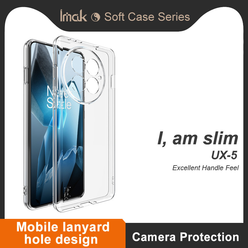 OnePlus 13 เคส IMAK UX-5 Series Clear Elastic Soft กรณี สําหรับ One Plus 13 5G ฝาครอบ | Shopee ...