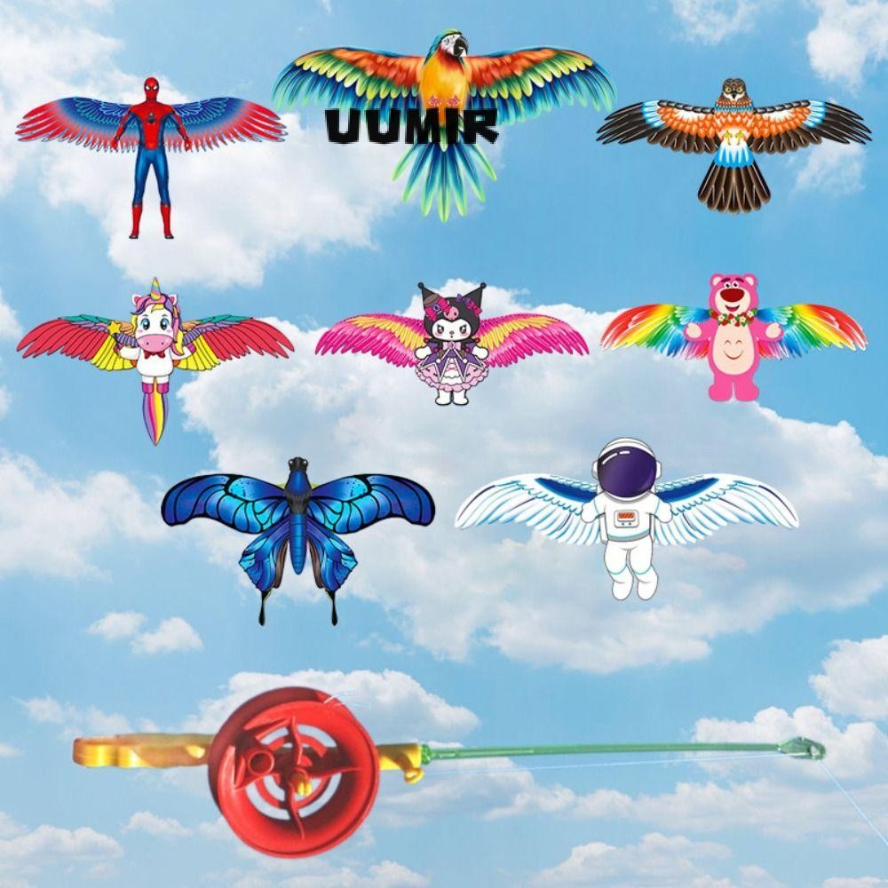 Uumir การ์ตูน Eagle Kite, Kuromi Swallow Dynamic Kite, Kite Line ...