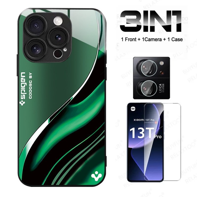 สีเขียวไหลแสง BMW กรณีโทรศัพท์บนสำหรับ Xiaomi Mi 11 11i 11ครั้ง12 12 ...