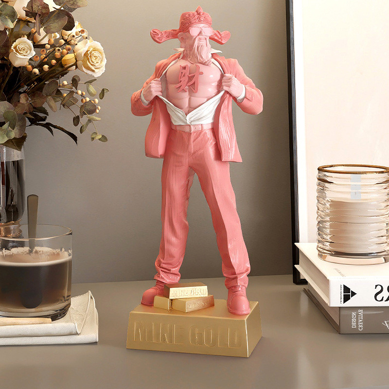 Guichao Muscle God of Wealth Landing Decoration Shop ห้างสรรพสินค้าเปิด ...