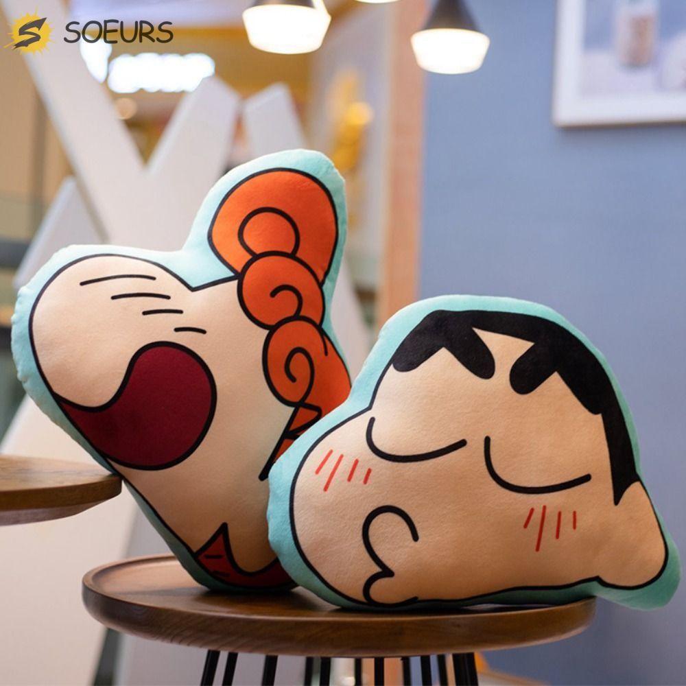 Soeurs Crayon Shin Chan เบาะ, โซฟา Bedhead น่ารักการ์ตูน Nohara Shinnosuke ตุ๊กตาตุ๊กตา,หมอนนอน ...