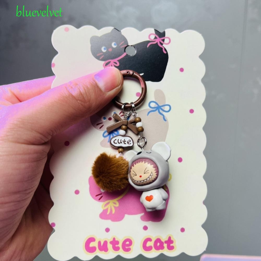 Bluevelvet Koala Labubu พวงกุญแจ, ซิลิกาเจลโทรศัพท์ Chain ช้าง Crybaby ...