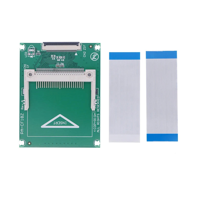 CF ถึง CE/ZIF 40Pin Converter Riser 2 สาย CF Compact Flash Memory Card ...