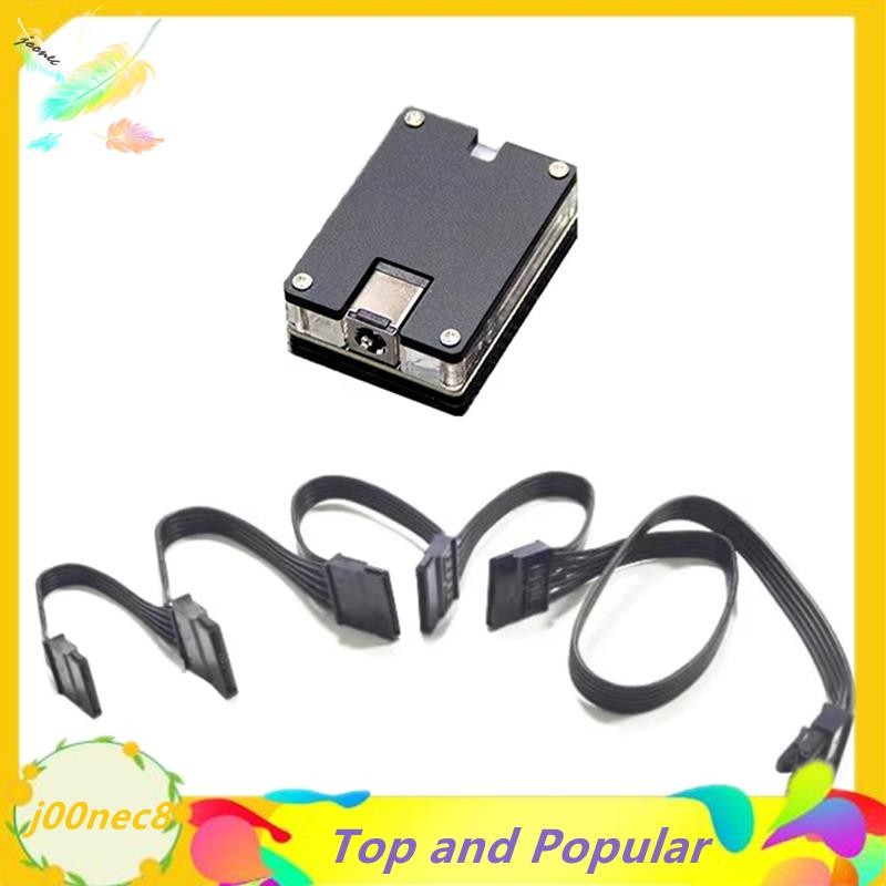 SATA HDD SSD 12V ถึง 5V สายแปลงไฟพร้อมขั้วต่อ DC 5.5x2.5 มม.สําหรับ Nas ...