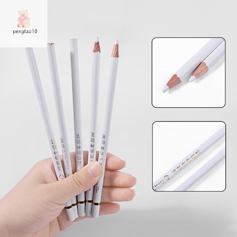 Pengatao10 เล็บ Rhinestone Picker Point เจาะปากกาสีขาว Crayon Bold ...