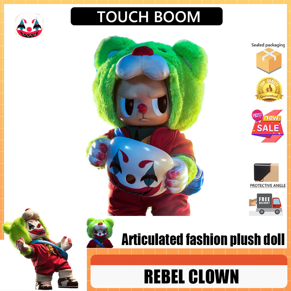 Touch BOOM Rebel JOKER Rebel Bear -JOKER/ Red Articulated Trend ตุ๊กตา ...